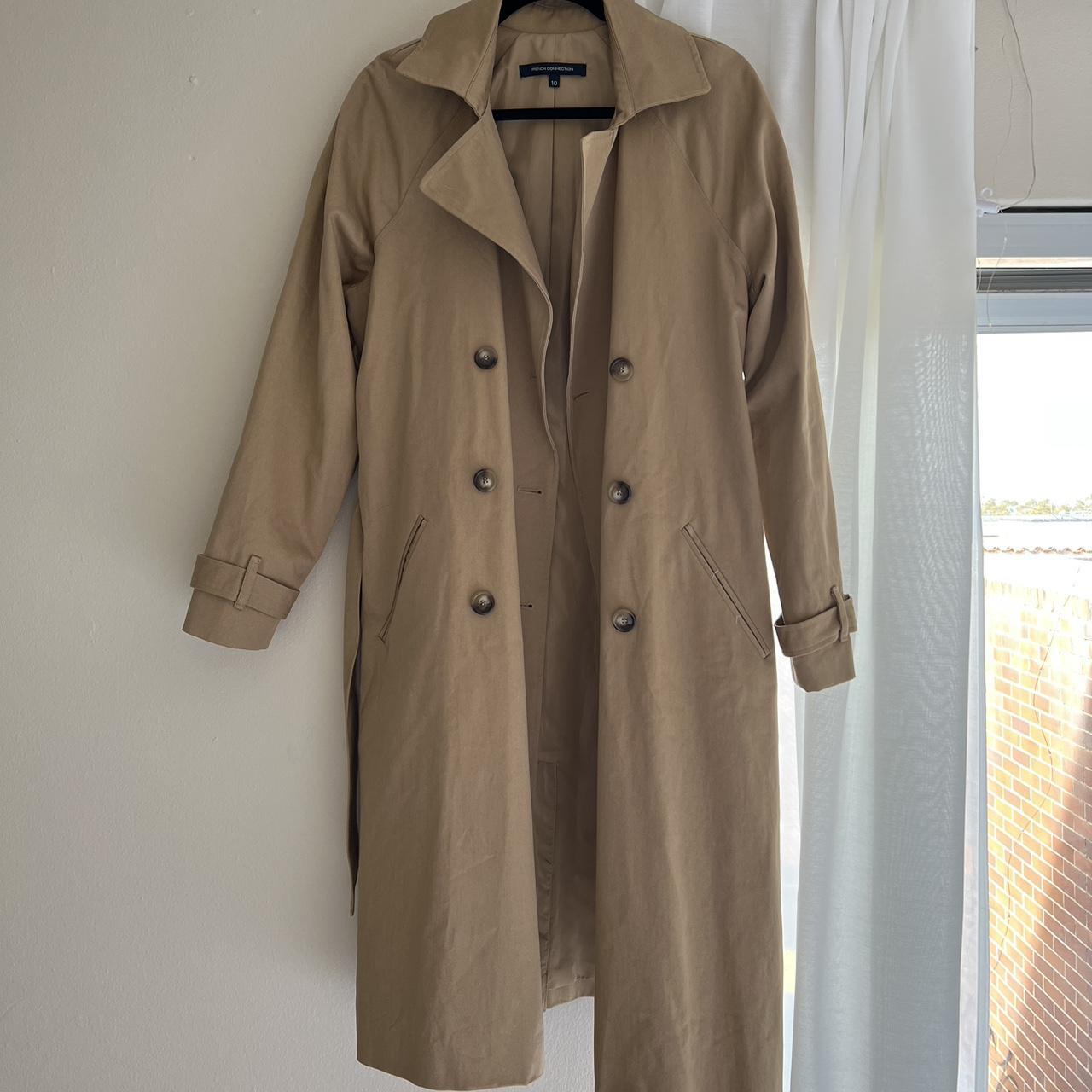 AVAILABLE French Connection Trench Coat Condition:... - Depop