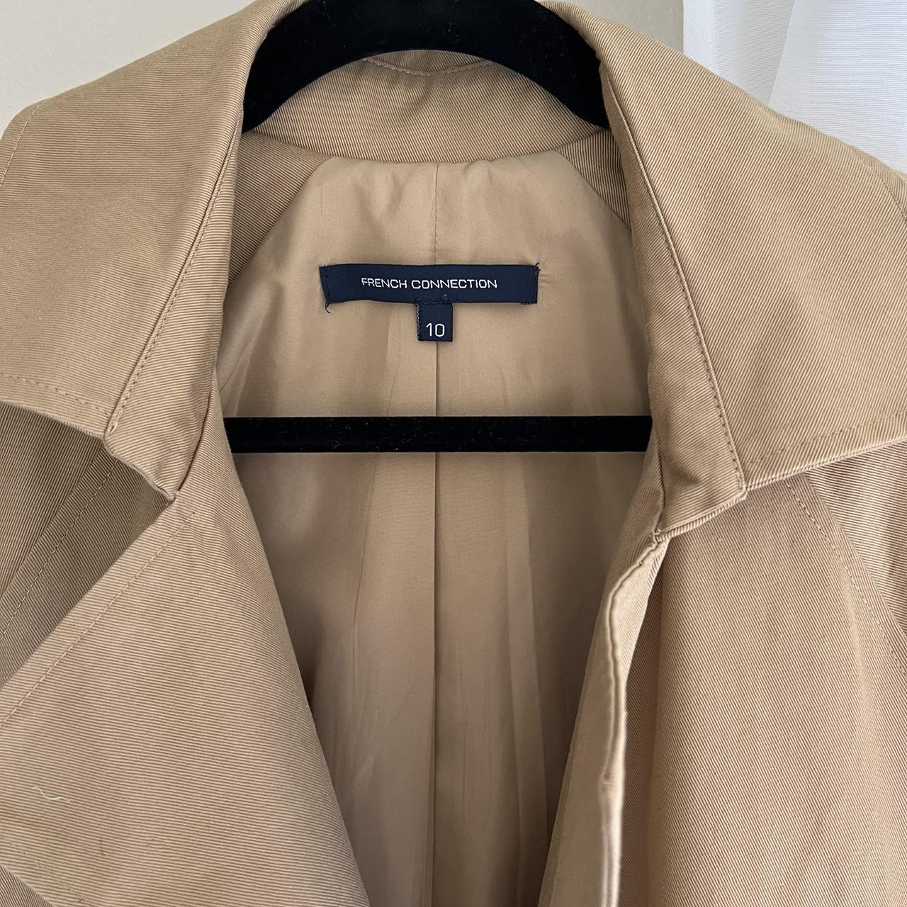 AVAILABLE French Connection Trench Coat Condition:... - Depop