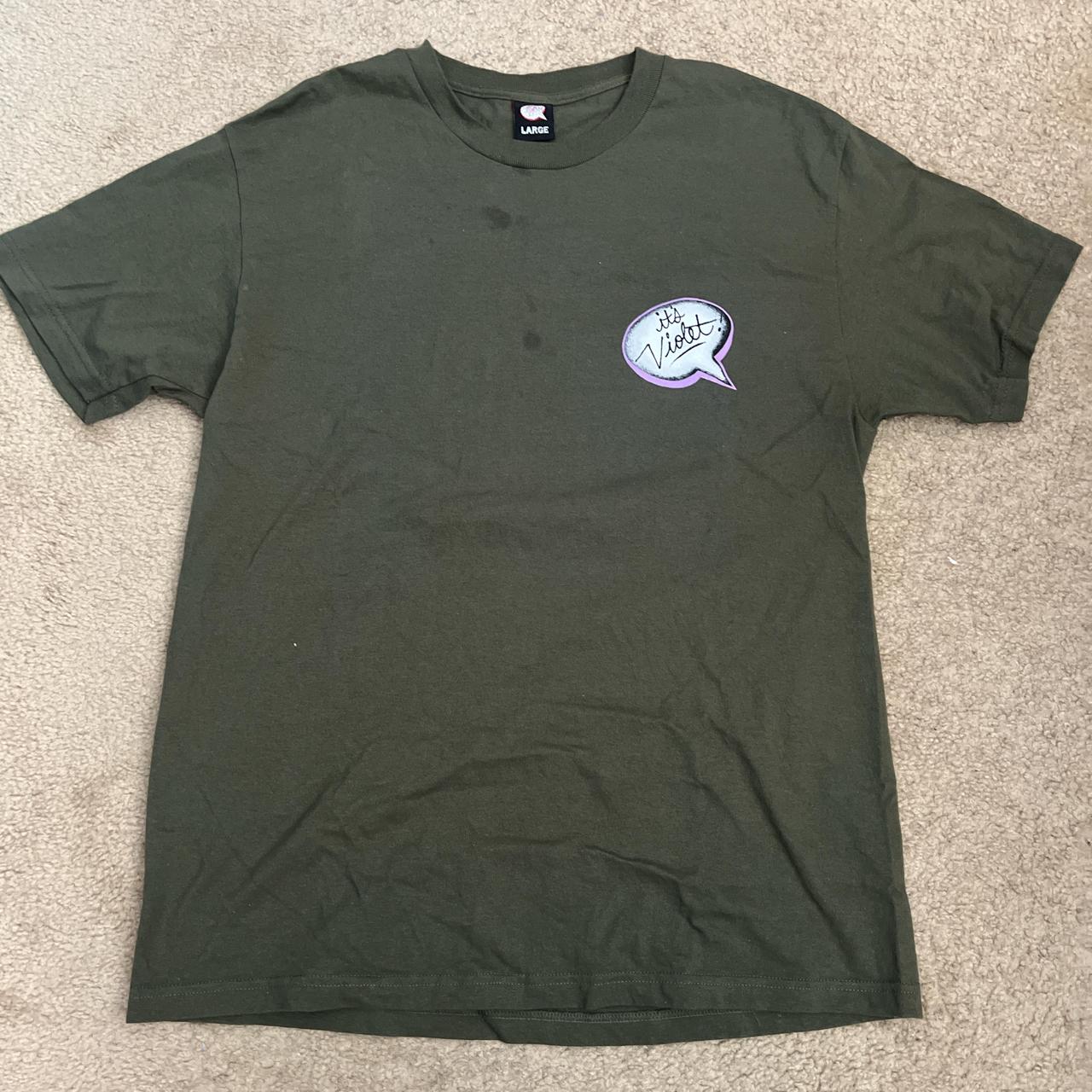 Violet Kader Sylla Money Shirt Size L #kader | Depop