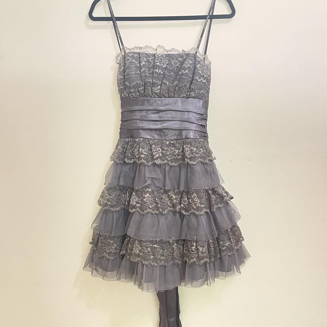 Y2K / early 2000s short formal dress Slightly worn... - Depop