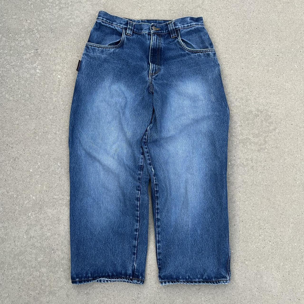 Vintage dark wash interstate jeans 32 Crazy fade Hmu... | Depop