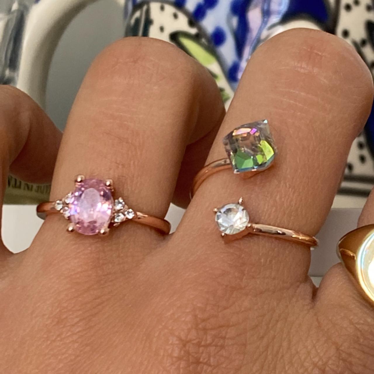 Pink ballerina ring Coquette cute core looks like... - Depop