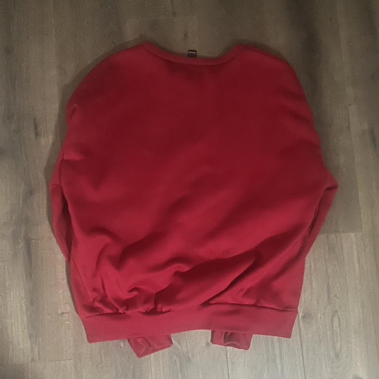 Red oversized sweater - Perfect condition -... - Depop