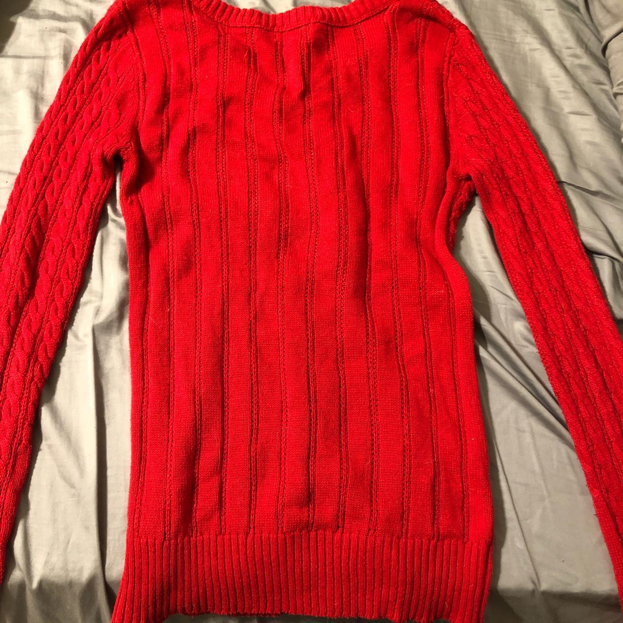 Red sweater! it’s very soft and comfortable! • DO... - Depop
