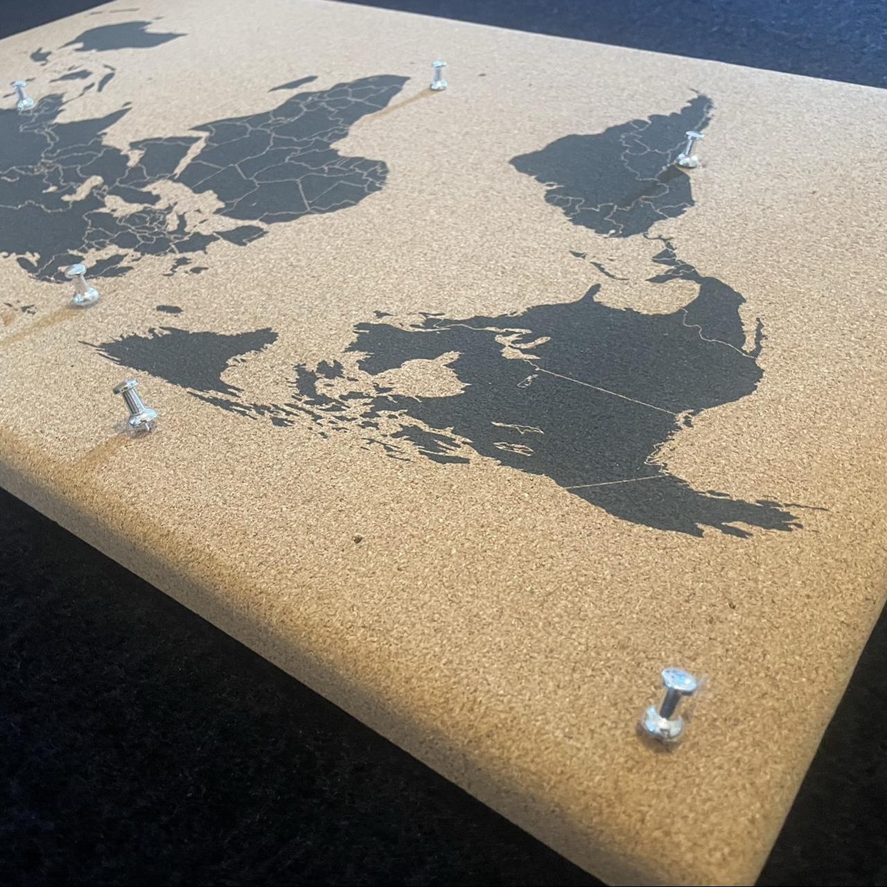 Cork board with pins £10 - Depop