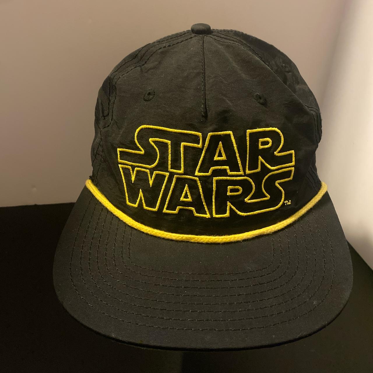 Star Wars Men's Black and Yellow Hat | Depop