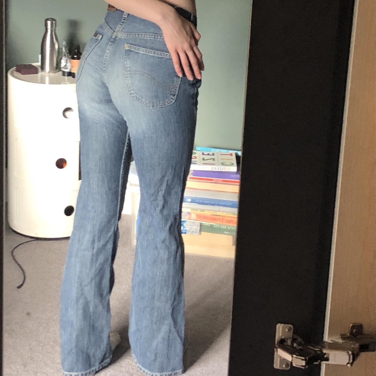Selling this stunning vintage low rise Lee bootcut... - Depop