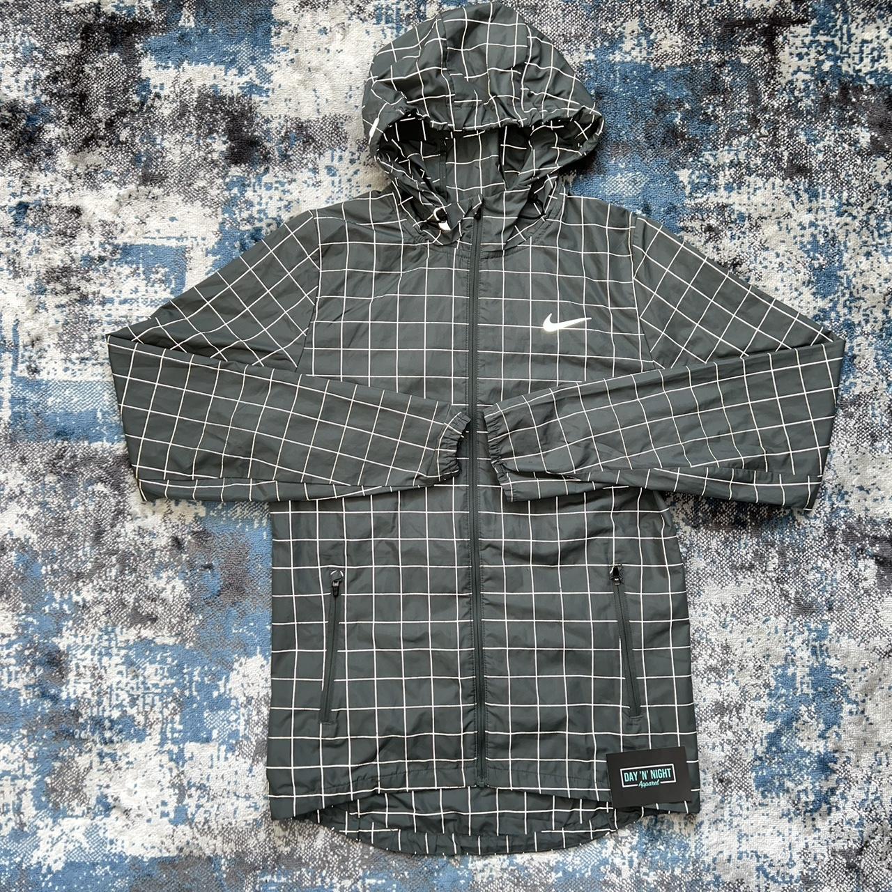 Nike 3M Grid Jacket ‘Dave’ Reflective Khaki XS mens... - Depop