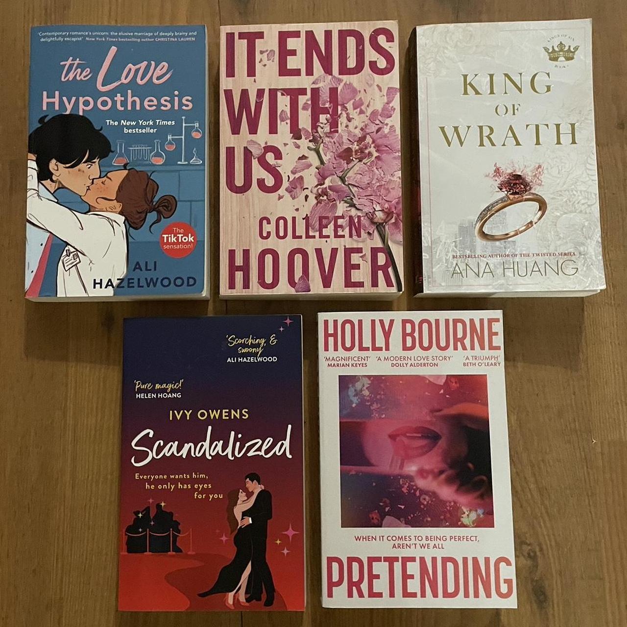 Bundle of 5 used, well read romance books, King of... - Depop
