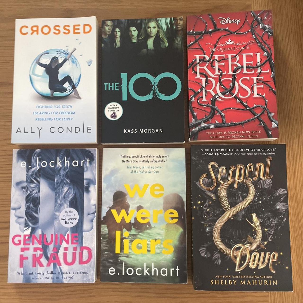 Bundle of 6 teen/ young adult books: Crossed by ally... - Depop