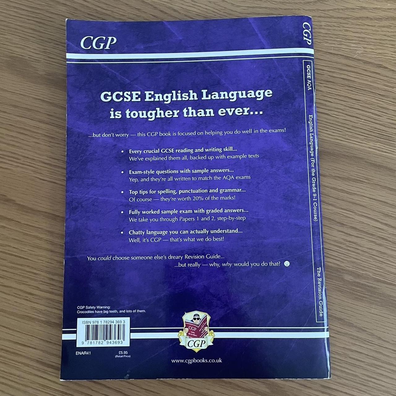 CGP AQA GCSE English Language grade 9-1 revision... - Depop