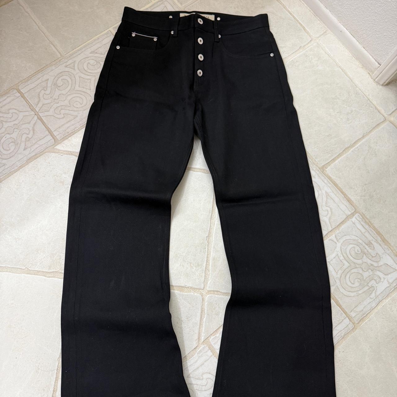 non foya archive flared selvedge denim nice wide... | Depop