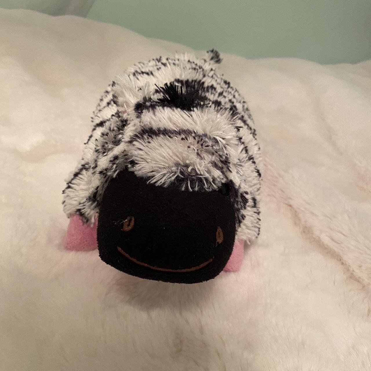 mini zebra pillow pet super cute and adorable zebra... - Depop