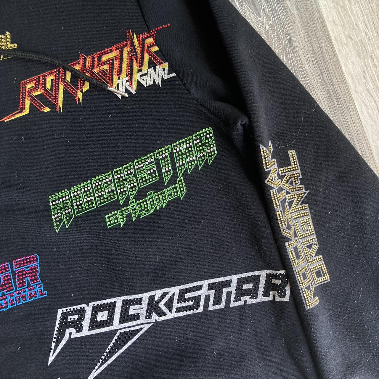 Mens rockstar original long sleeve pullover hoodie... | Depop