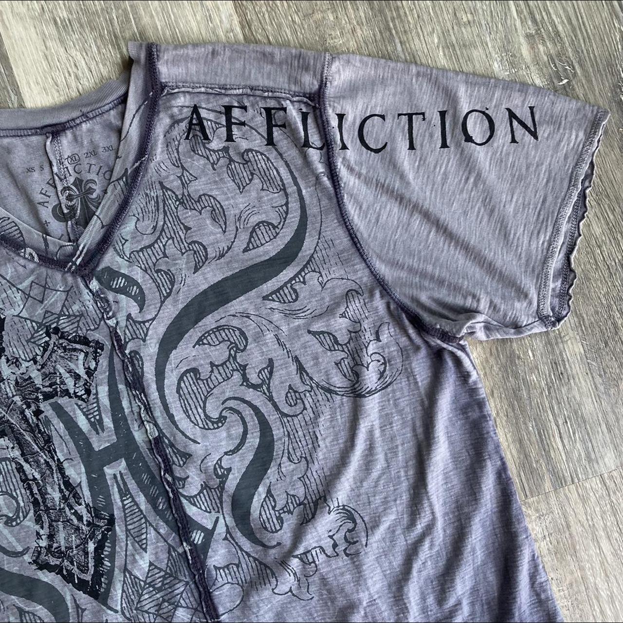 Mens affliction short sleeve tee shirt size XL No... - Depop