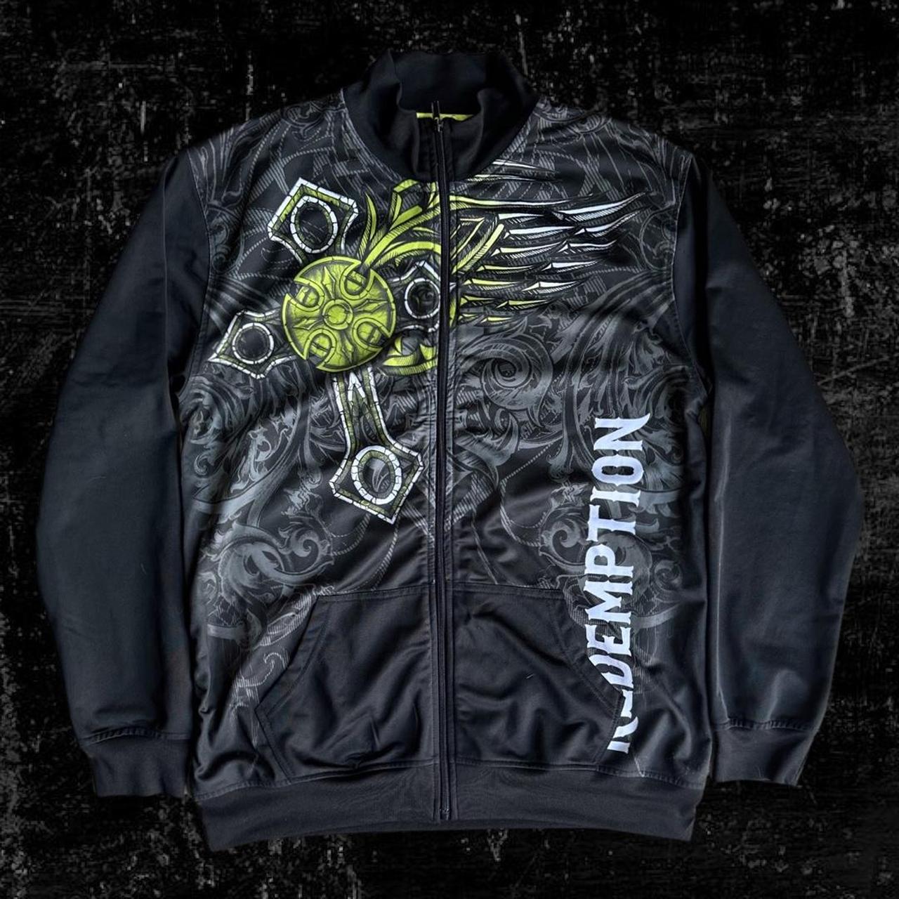 Men’s mma elite long sleeve full zip up sweatshirt... - Depop