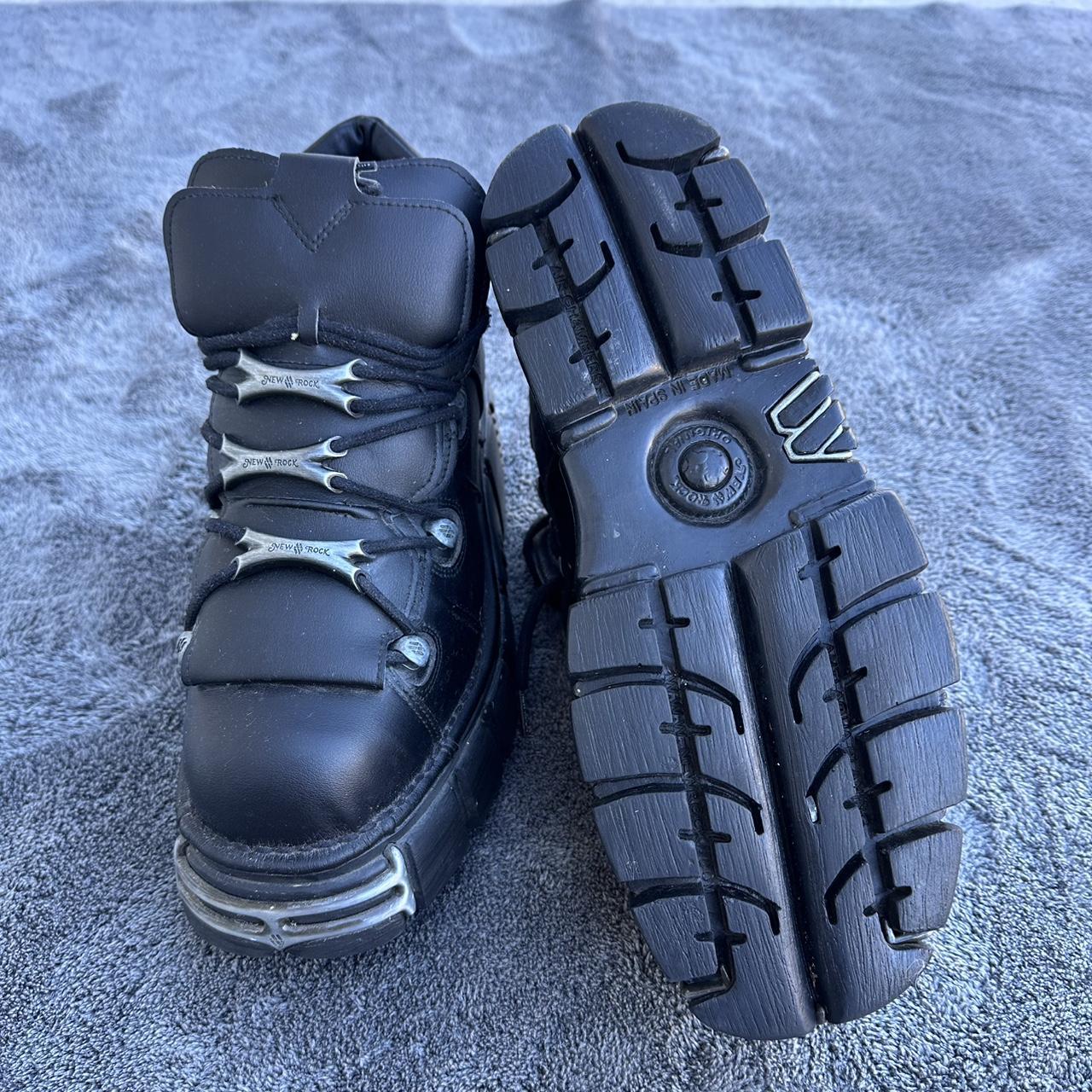 Unisex New Rock Platform Ankle Boots Size 46/Mens... - Depop