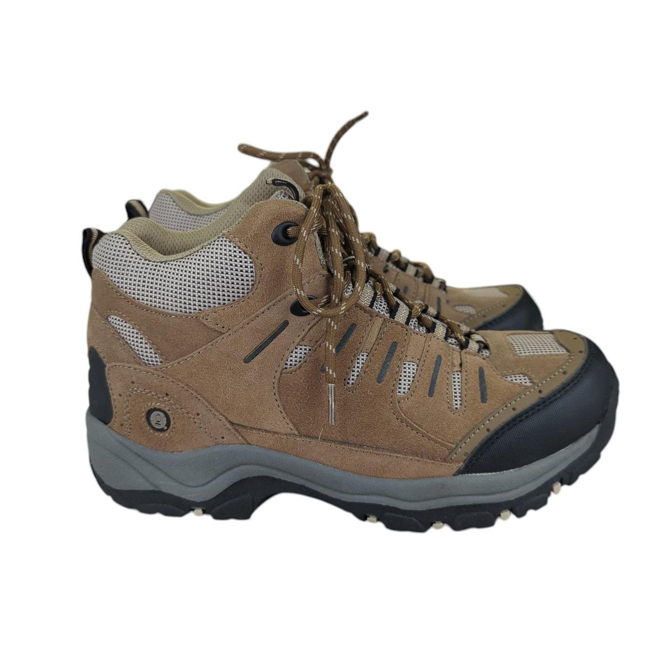 Coleman Delta Hiking Boots Ankle Brown Leather... | Depop