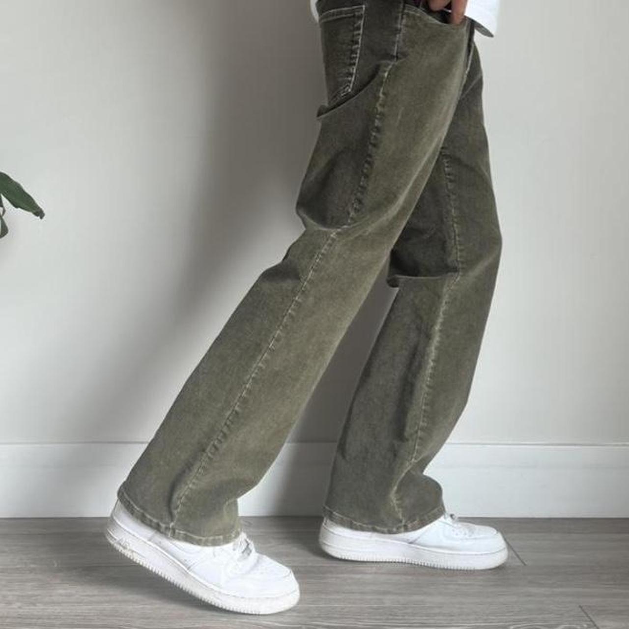 Vintage Green corduroy pants Size 32 / 30 - Depop