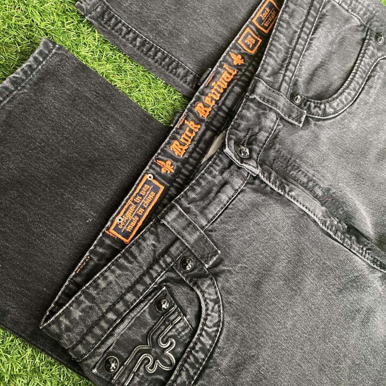 Black Rock Revival Jeans Size ~ 38W 42L Condition... - Depop