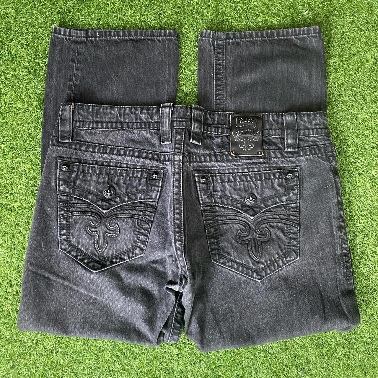 Black Rock Revival Jeans Size ~ 38W 42L Condition... - Depop