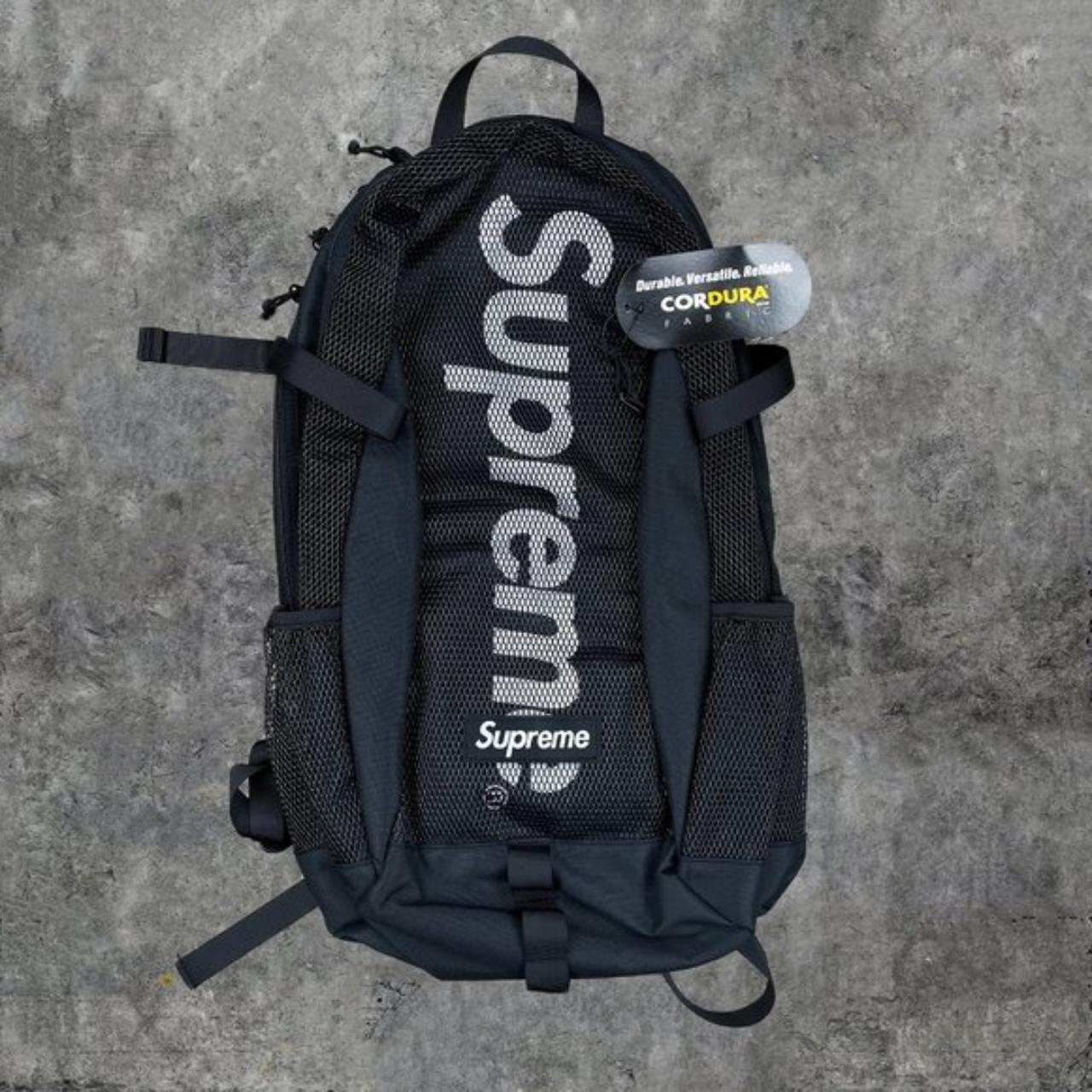 Supreme SS20 Black Mesh Backpack Home Contact me... - Depop