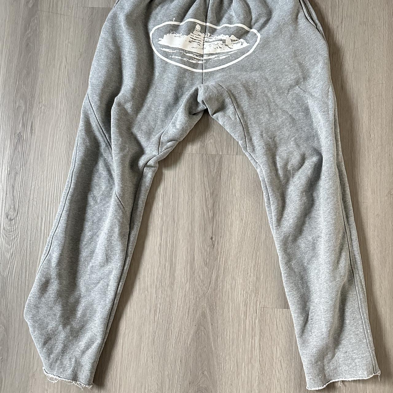 Uncuffed Corteiz sweatpants #joggers #sweats - Depop