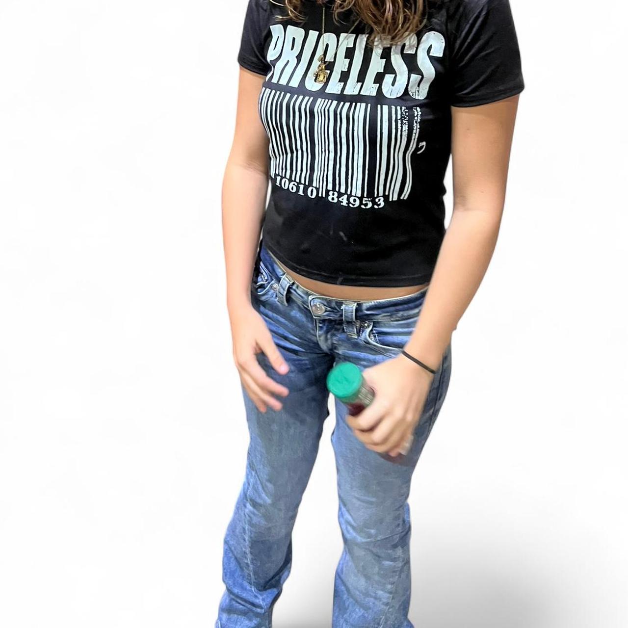 Ultra low rise true religion foare jeans!! Size... | Depop