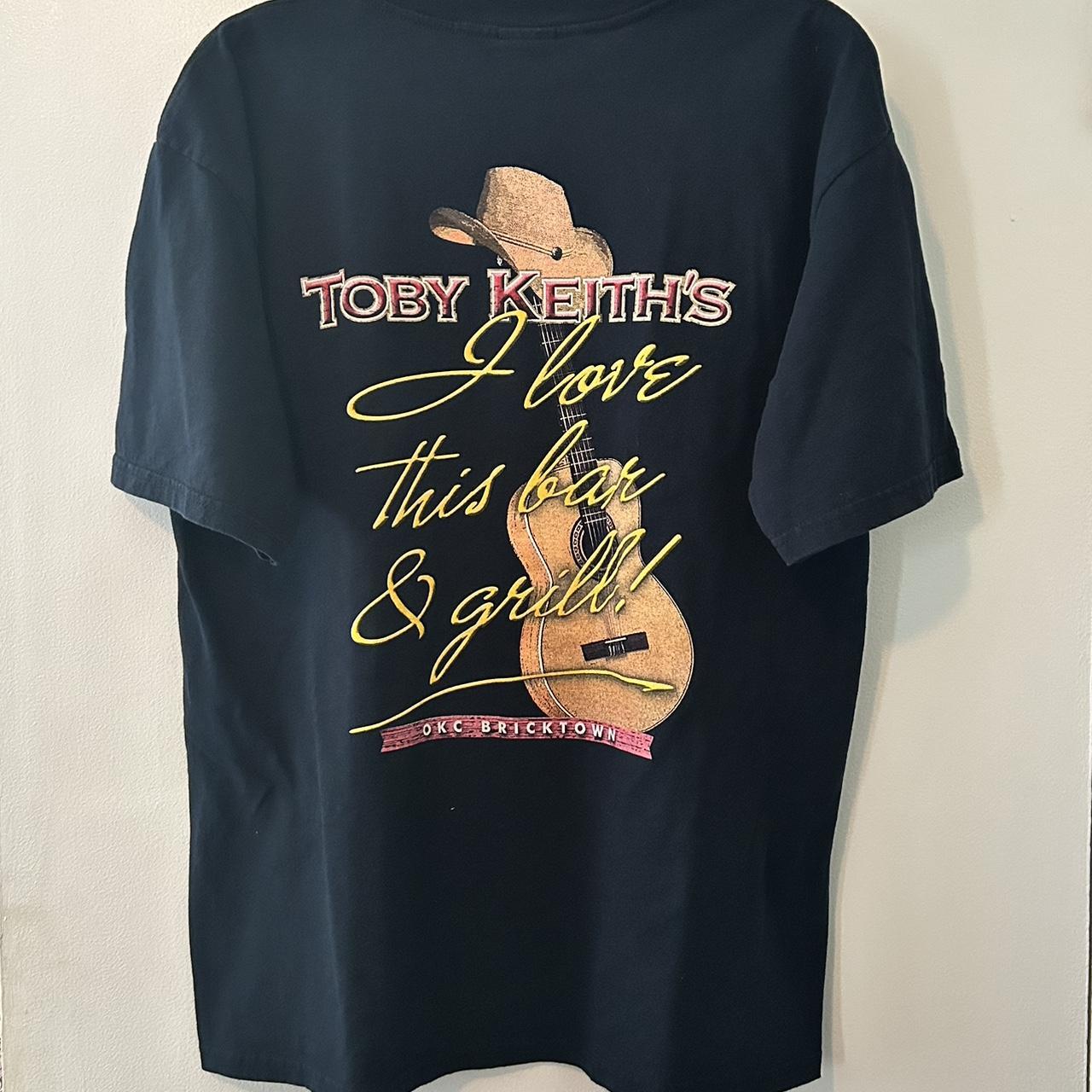 Vintage Toby Keith tshirt Size L No flaws Fast... - Depop