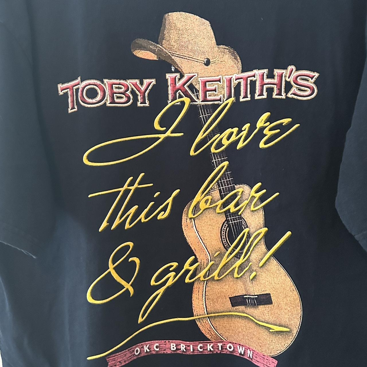 Vintage Toby Keith tshirt Size L No flaws Fast... - Depop