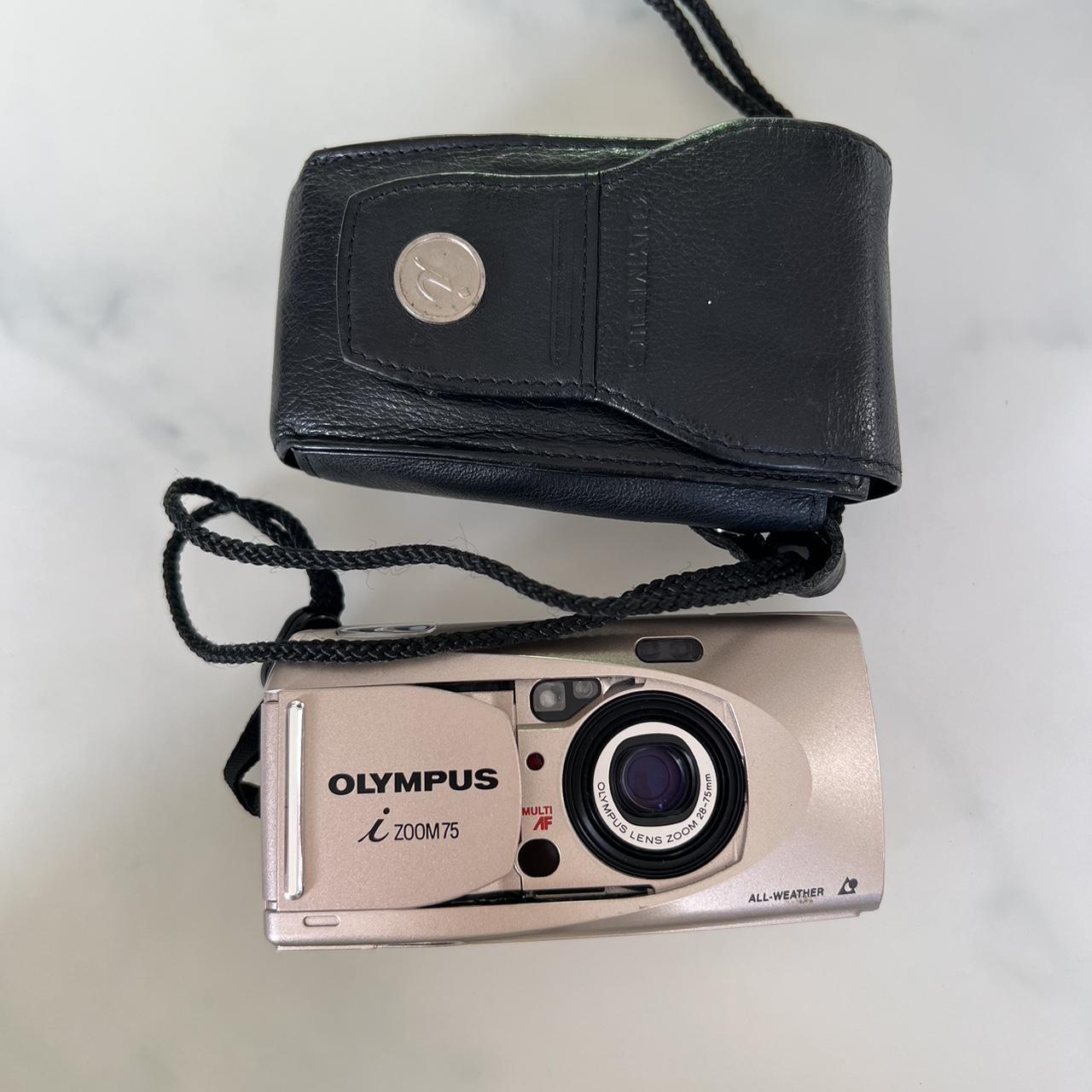 Olympus iZOOM 75 APS Compact Film Camera and Case.... - Depop