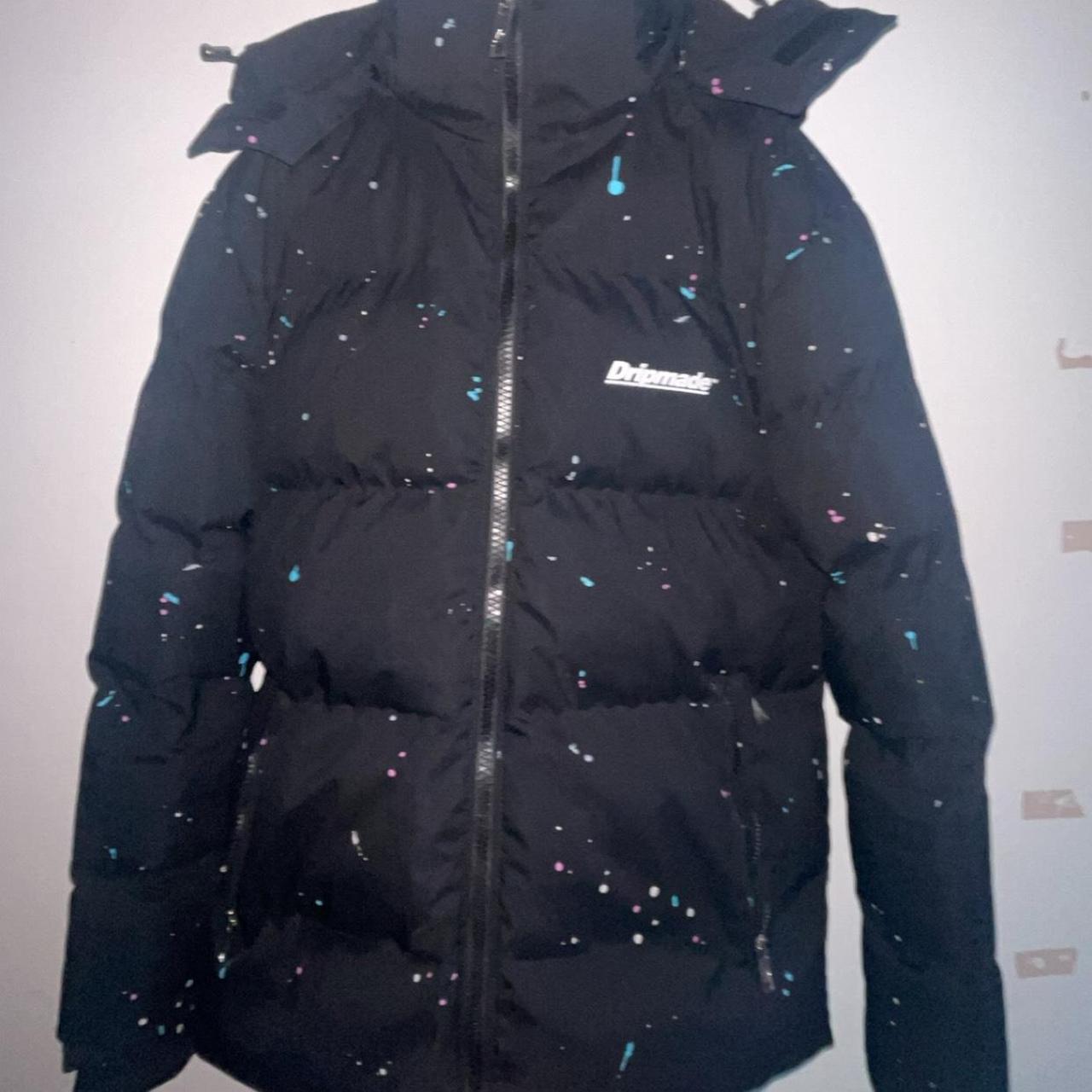 Dripmade jacket paint splatter size medium - Depop