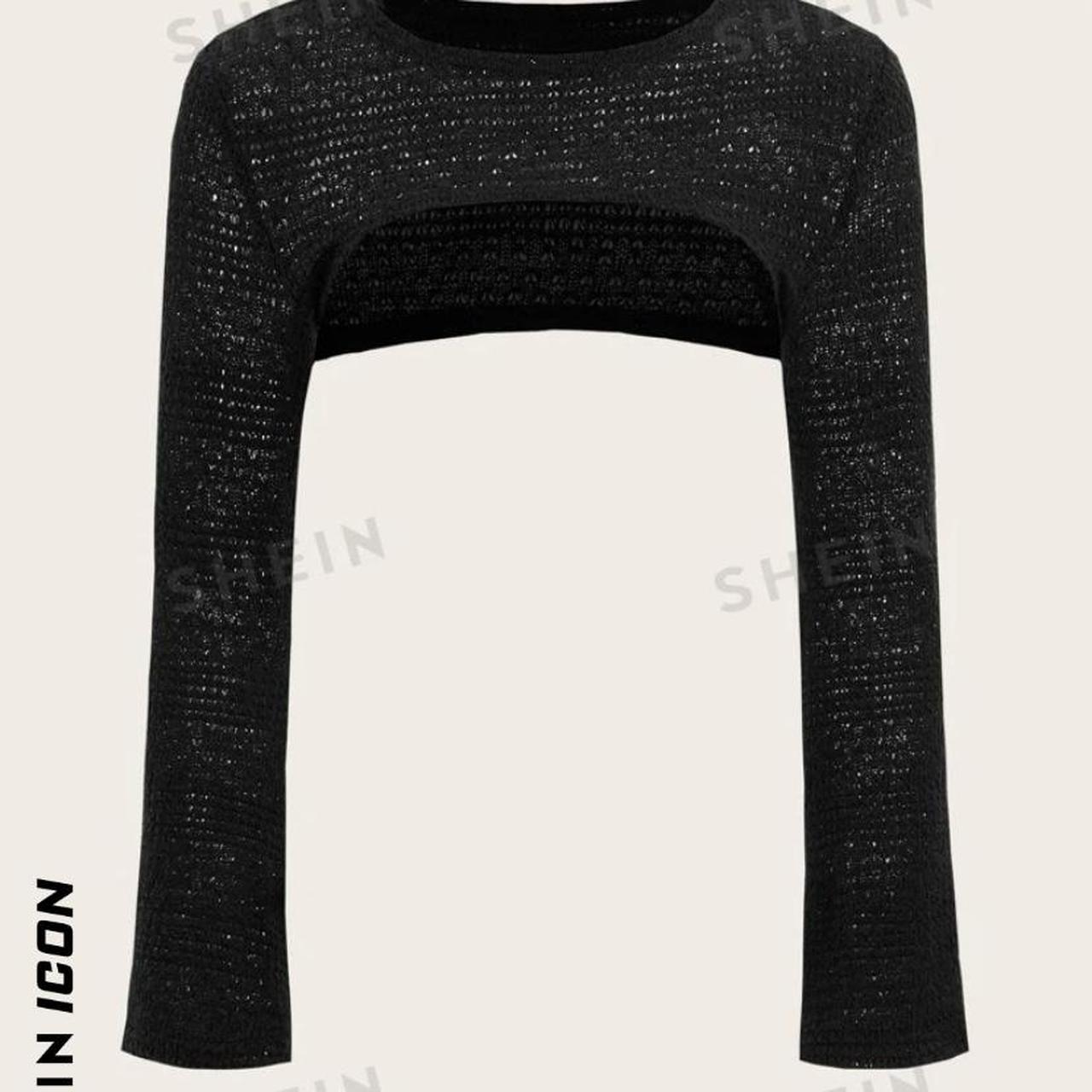 selling my longitude outfit skirt, crop sweater and... - Depop