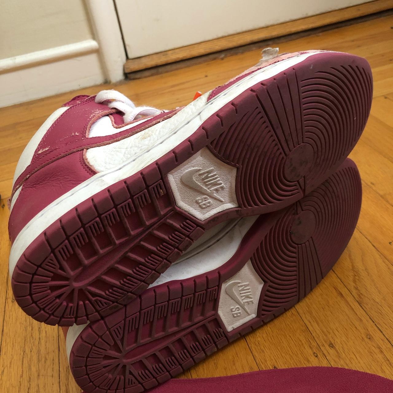 Nike SB high dunks "sweet beat" orange label used,... - Depop