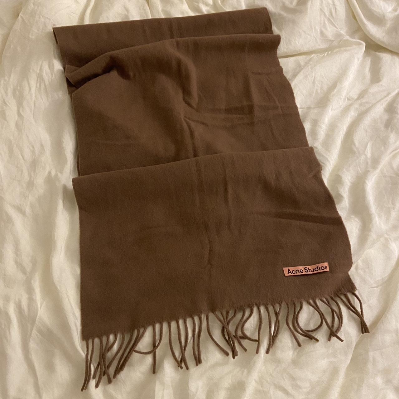 Acne Studios Brown Wool Scarf Was sitting in my... - Depop