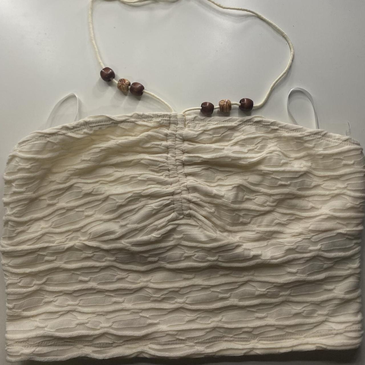 Cream Colored Crop Top No rips, tears or stains. - Depop