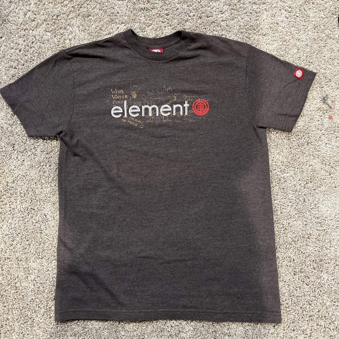 Pretty sick element shirt brown ish cool design on... - Depop