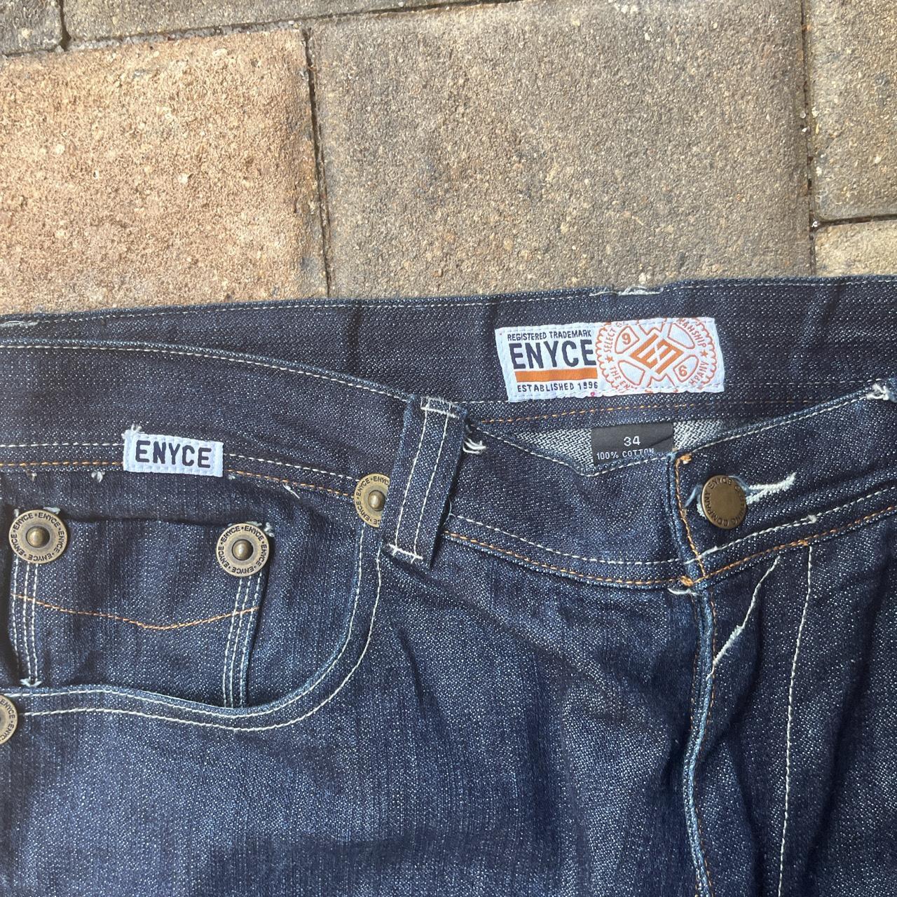ENYCE baggy jeans dark wash size 34 waist 33 inseam... - Depop