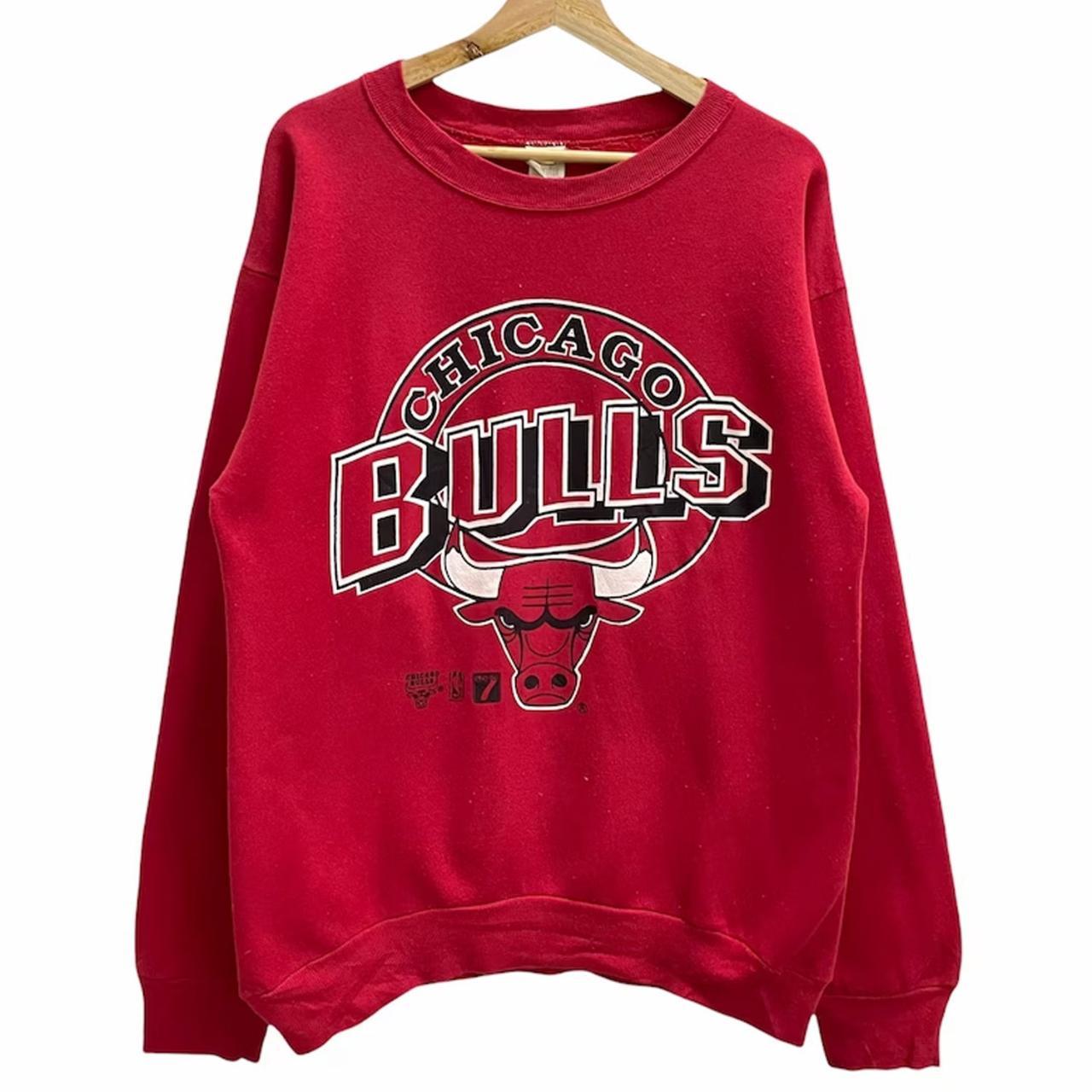 Vintage 90s NBA Chicago Bulls Sweatshirt - Depop