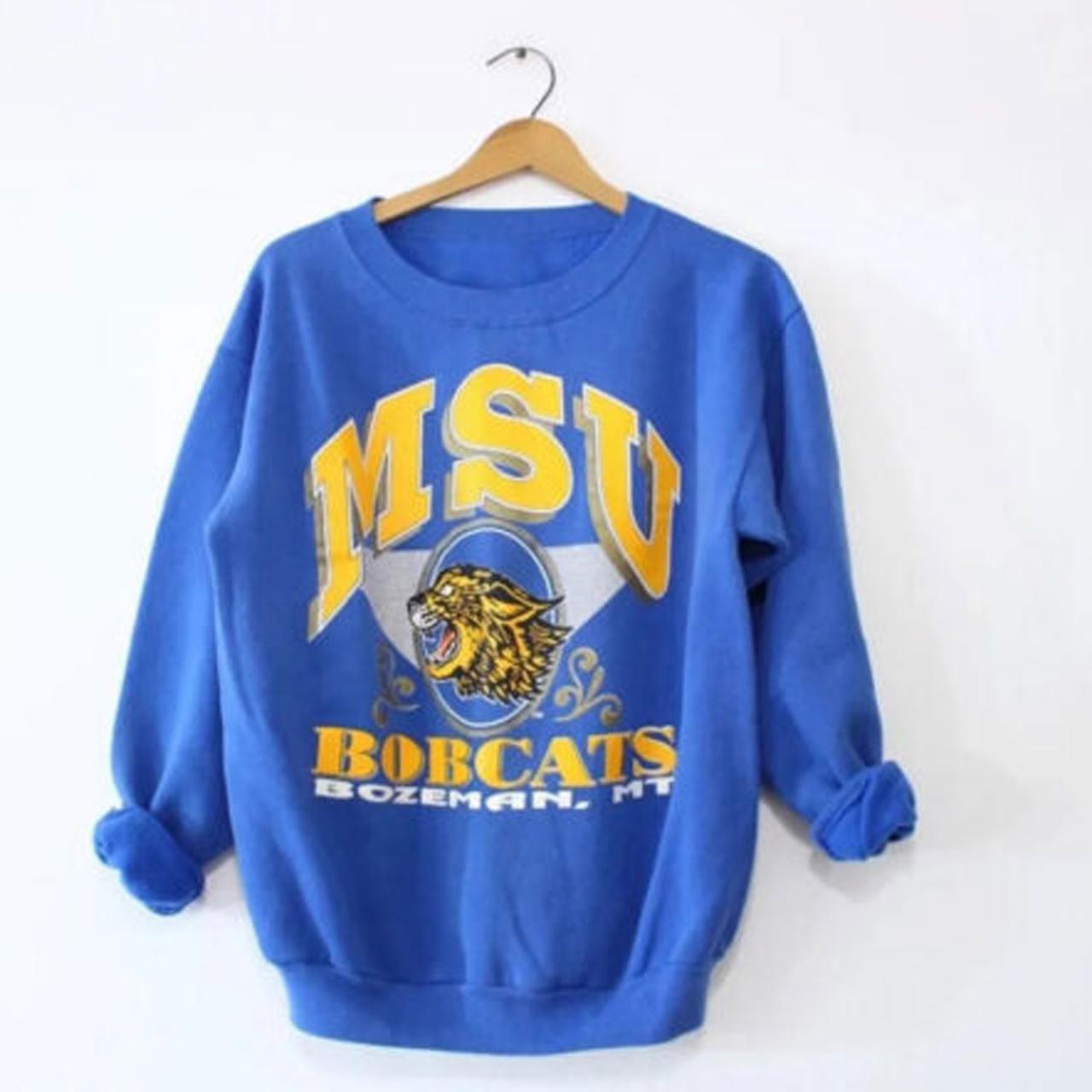 Vintage Style Montana State University Bobcats... - Depop
