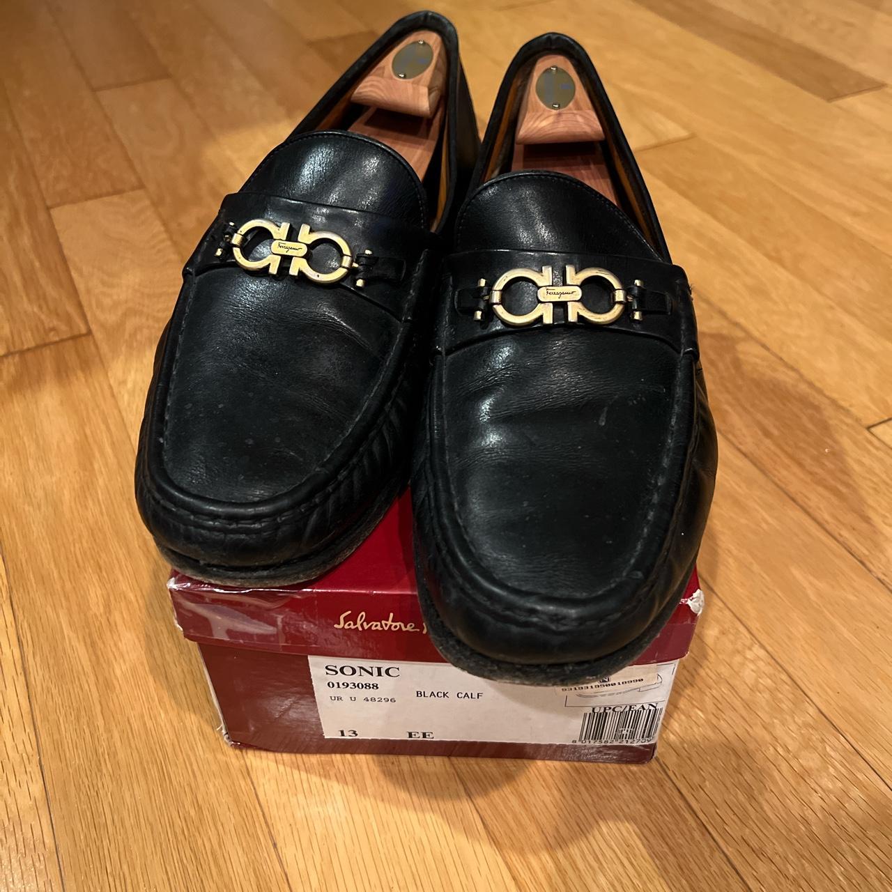Vintage Salvatore Ferragamo shoes size 13 EE Sonic - Depop