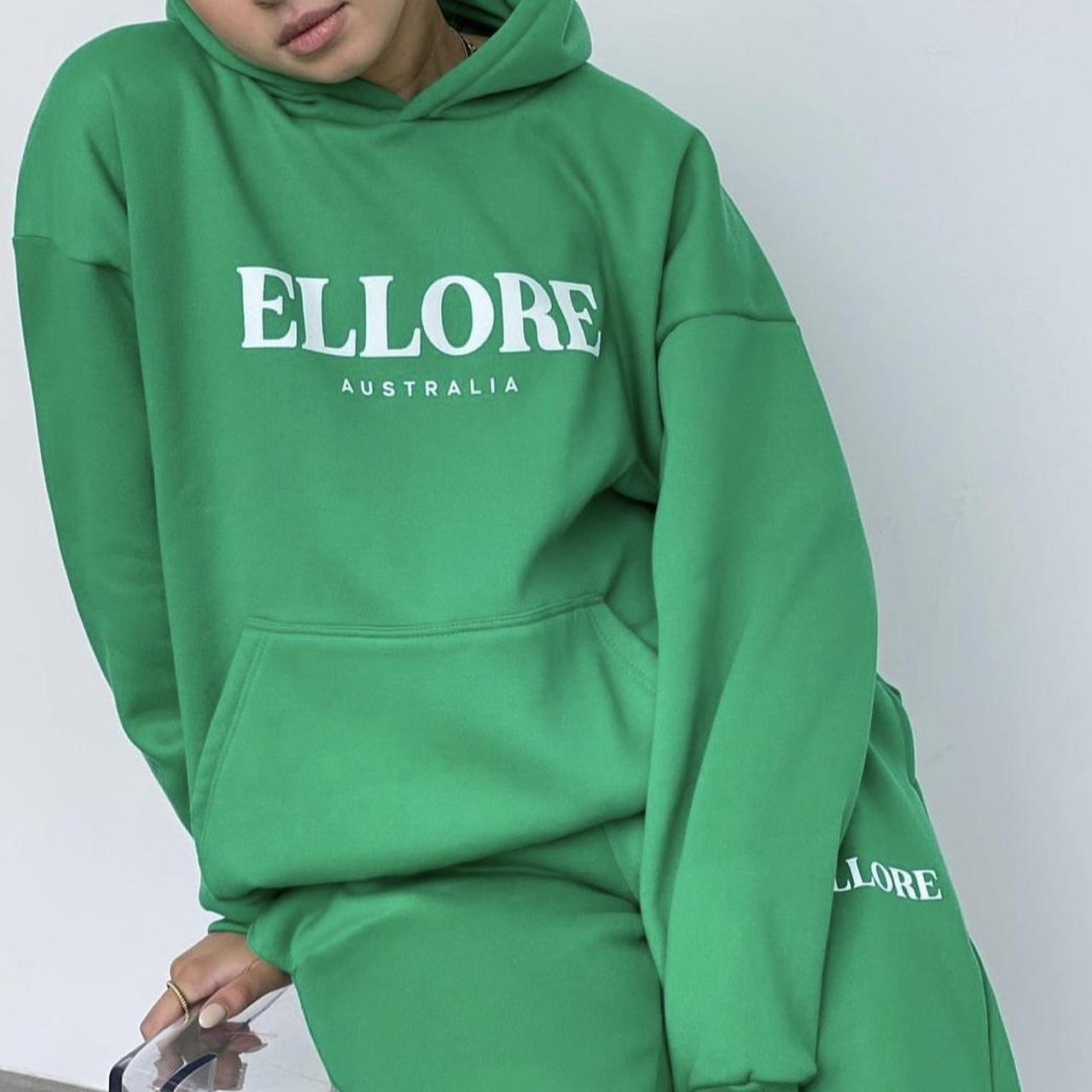 Emerald Ellore Hoodie -size small, but oversized... - Depop