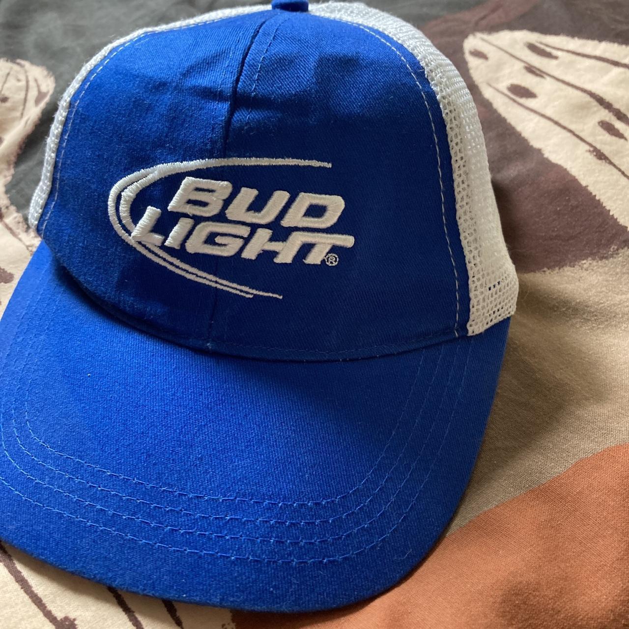 Bud light mesh vintage cap Colours are super crisp... - Depop