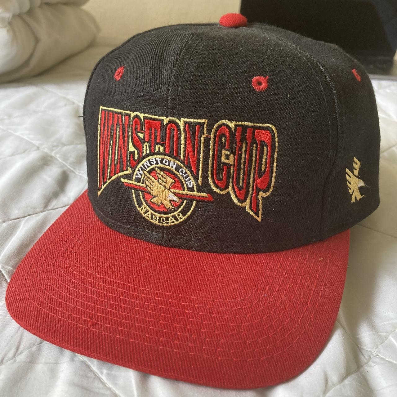 Vintage winston racing cap Mens trucker... - Depop