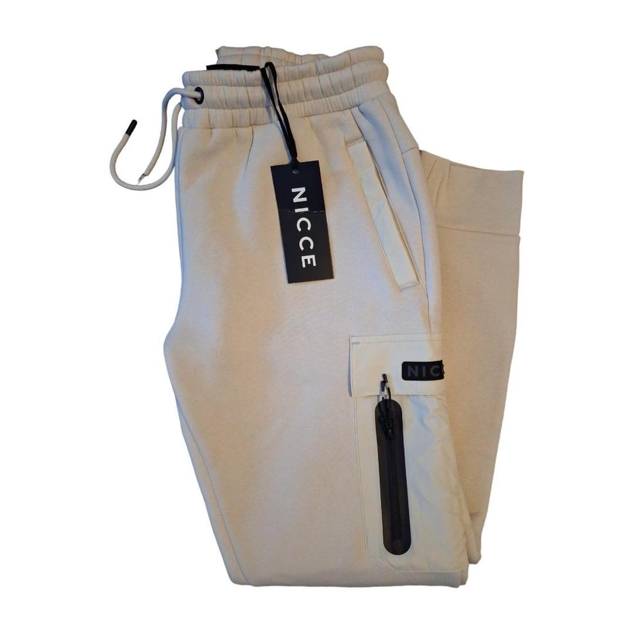 Mens Beige Nicce Relay joggers jogging... - Depop