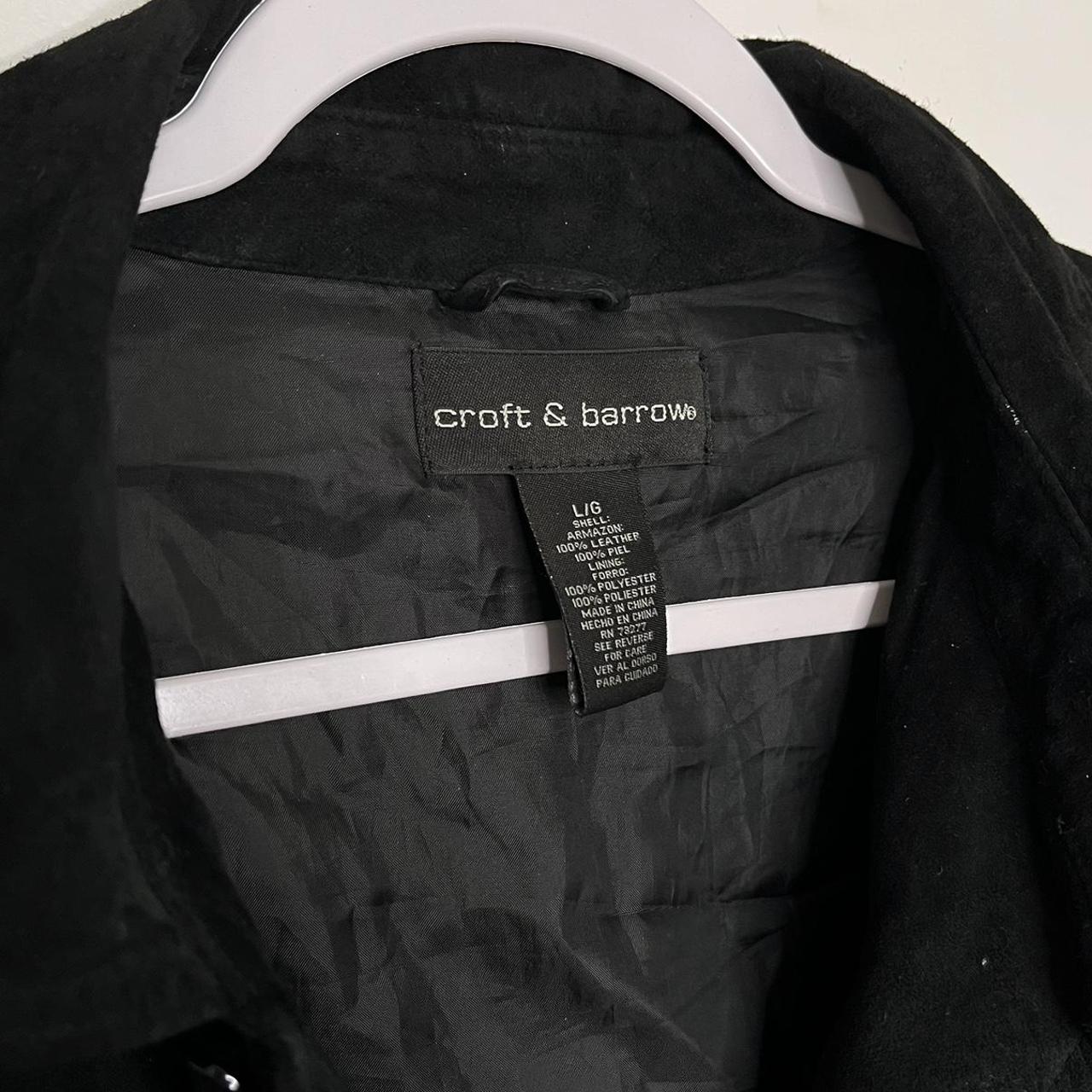 Croft & Barrow Men's Black Jacket | Depop