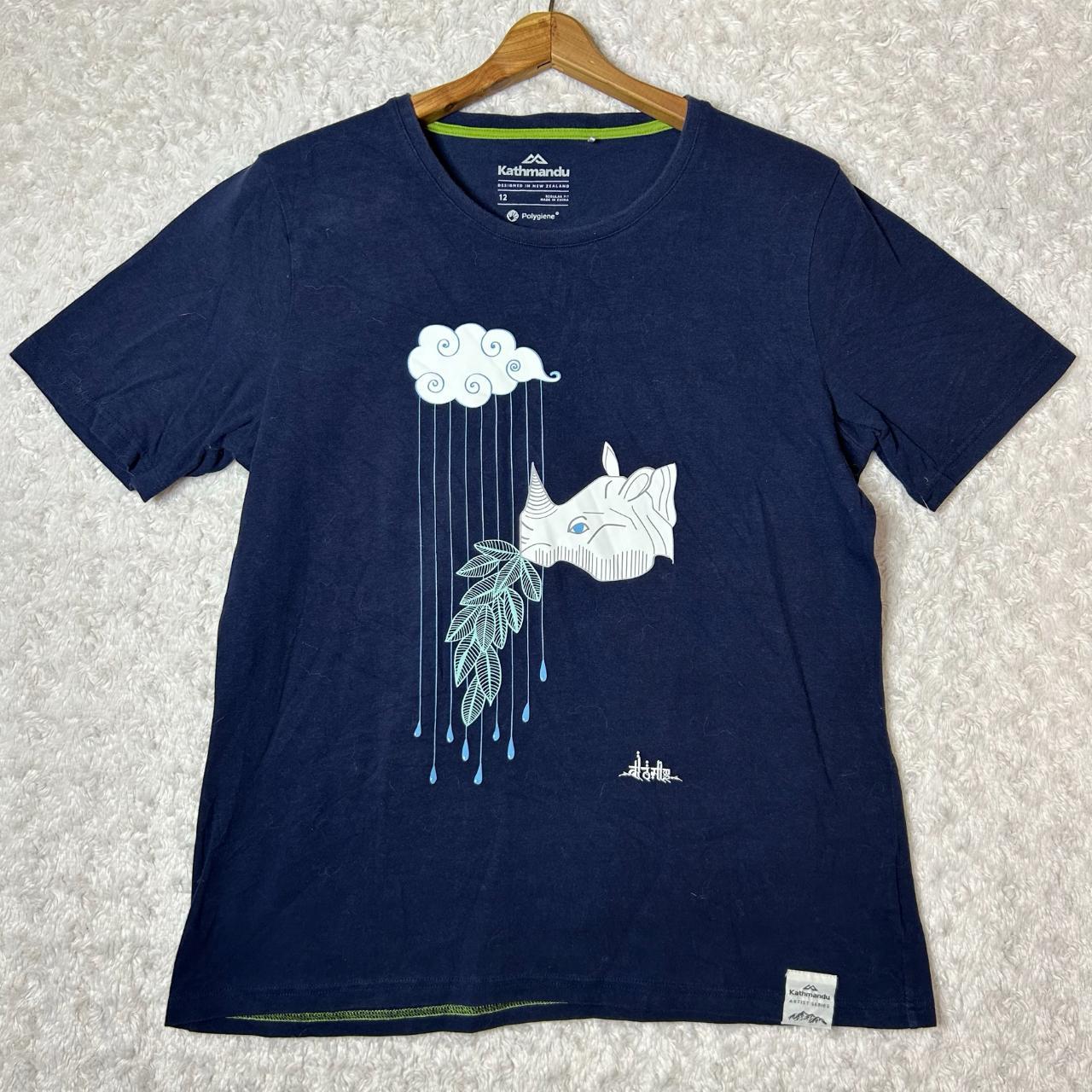 Kathmandu Polygiene Graphic T-Shirt Size 12 - Depop
