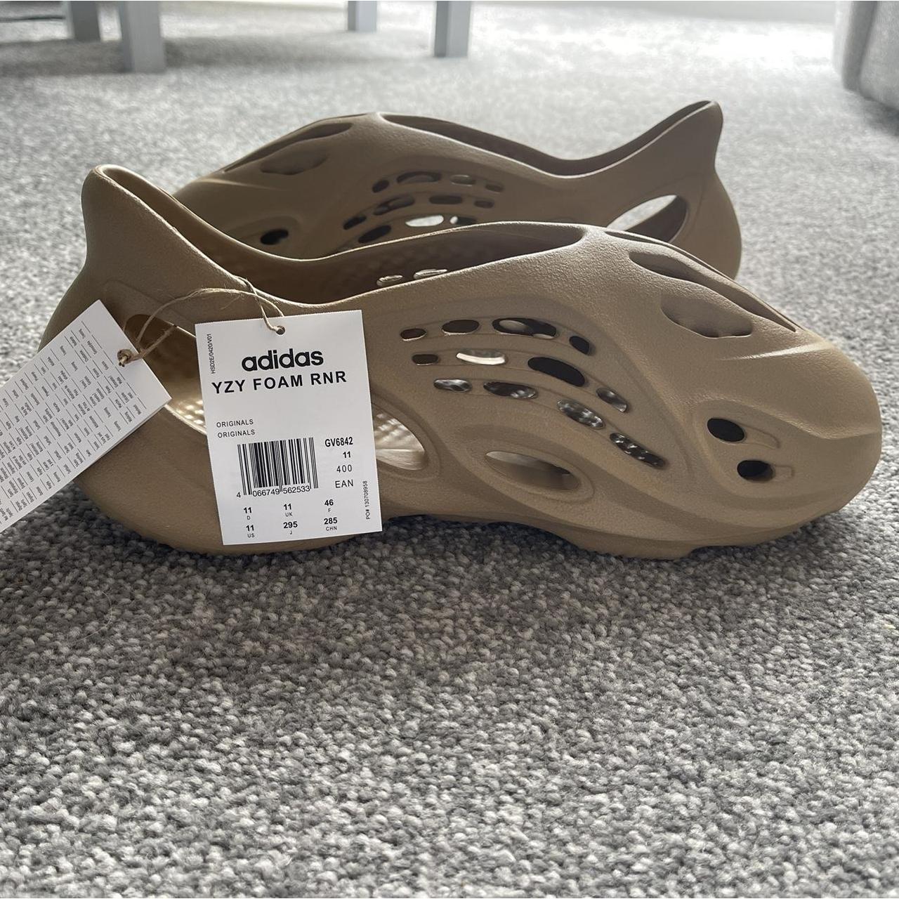 YEEZY foam runner in beige. Size 11. Brand new in... - Depop