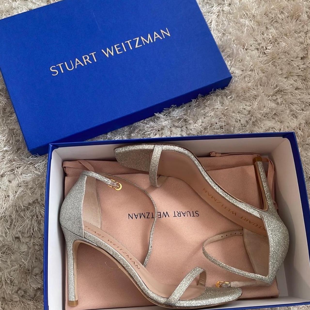 BRAND NEW -Stuart weitzman - Sparkly, delicate heels... - Depop