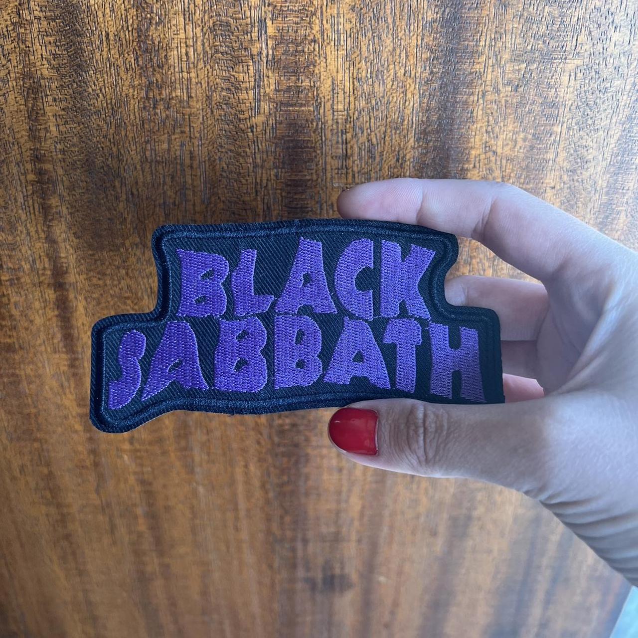 Black Sabbath iron on patch - Depop